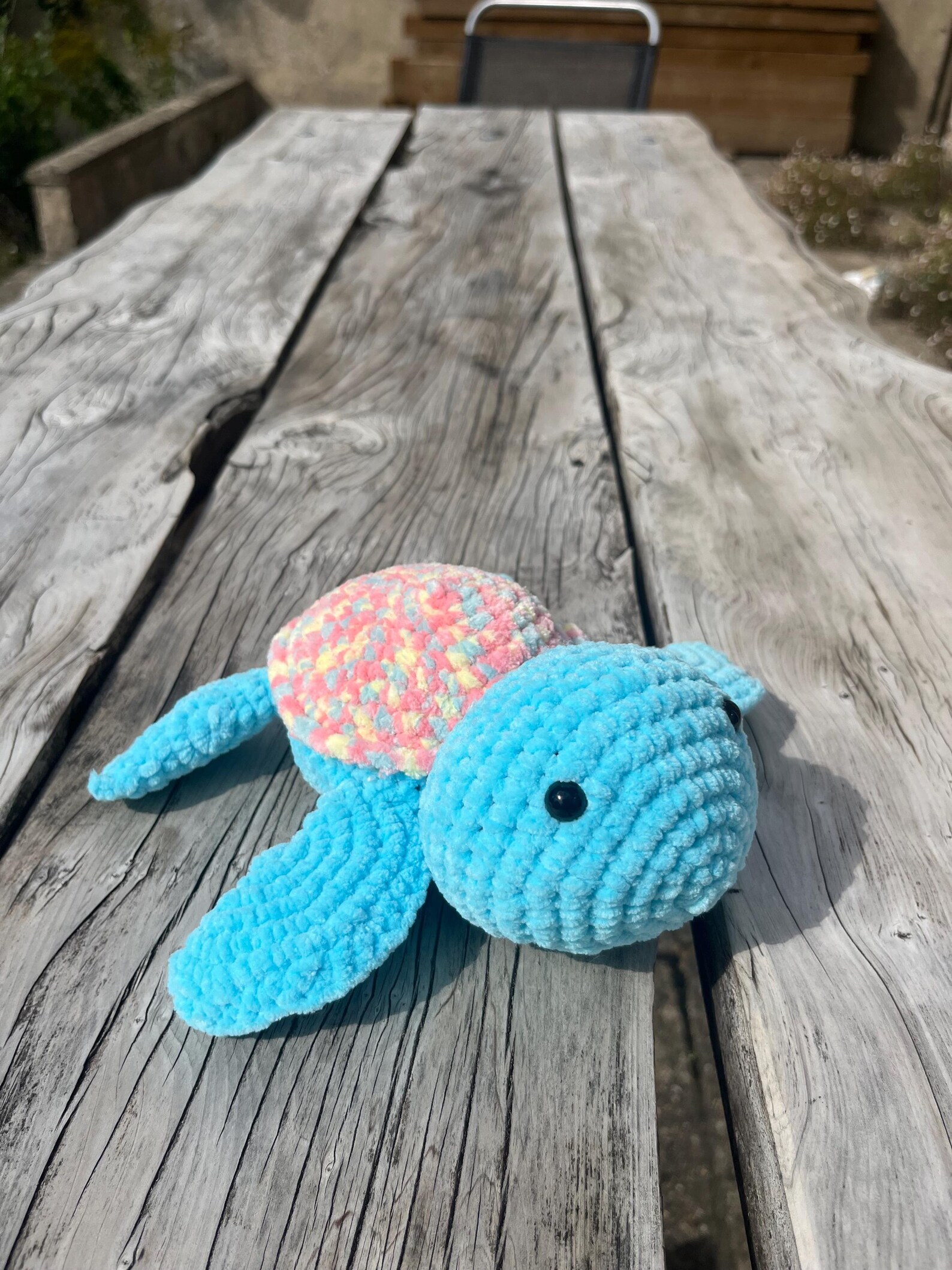 Crochet Turtle Teddy: Plushy Yarn. Soft, Baby/cuddly Toy. - Etsy