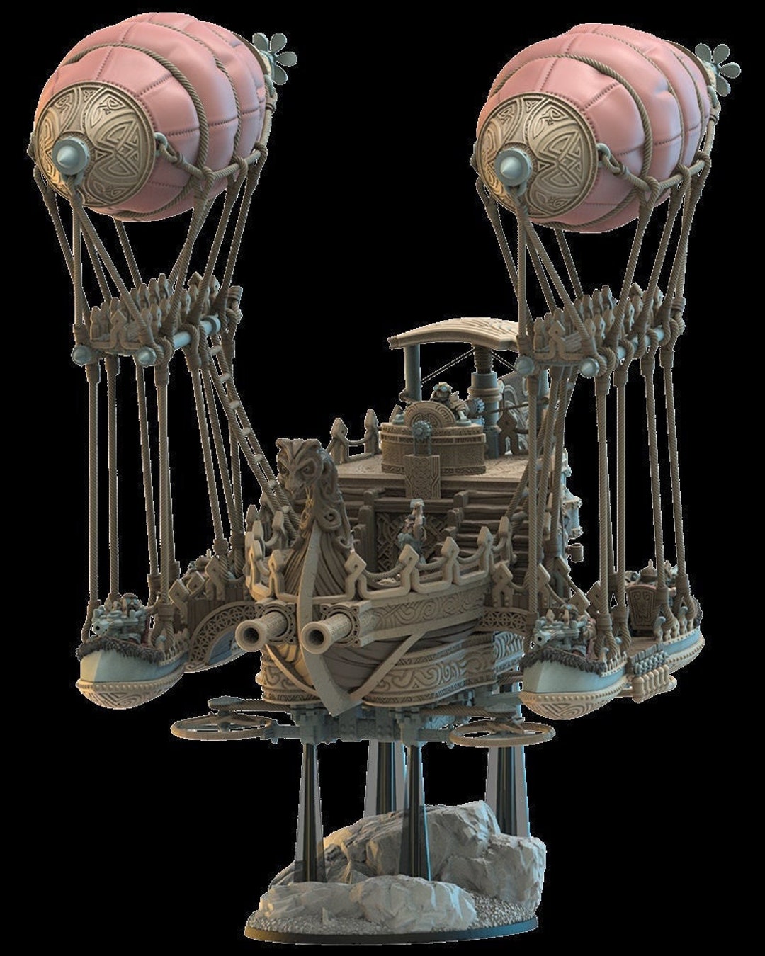 Fugl Airship Lost Kingdom Fantasy tabletop Dnd aos Oldhammer 9th Age Free Shipping - Etsy