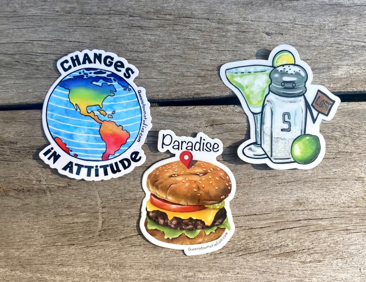 Song Lyric Fan Art Stickers Three Pack Lost - Etsy