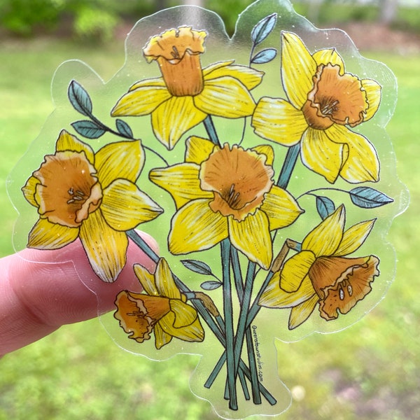 Daffodil Art - Etsy