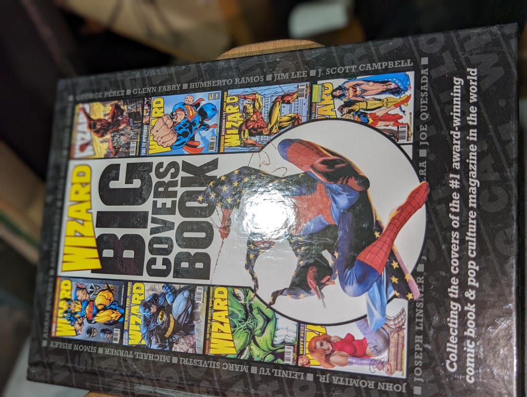 Wizard Big Cover Book Comic Book Covers Hardcover - Etsy