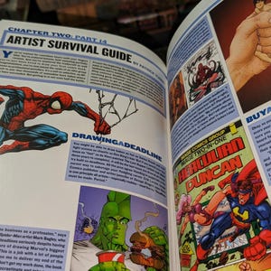 How to Draw the Best of WIZARD Basic Training. Andy Kubert Comic Art ...