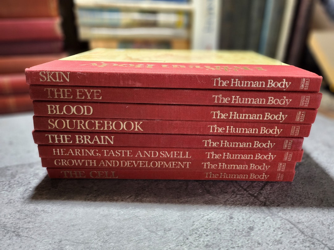 The Human Body Vintage 80s Science Books Set - Etsy