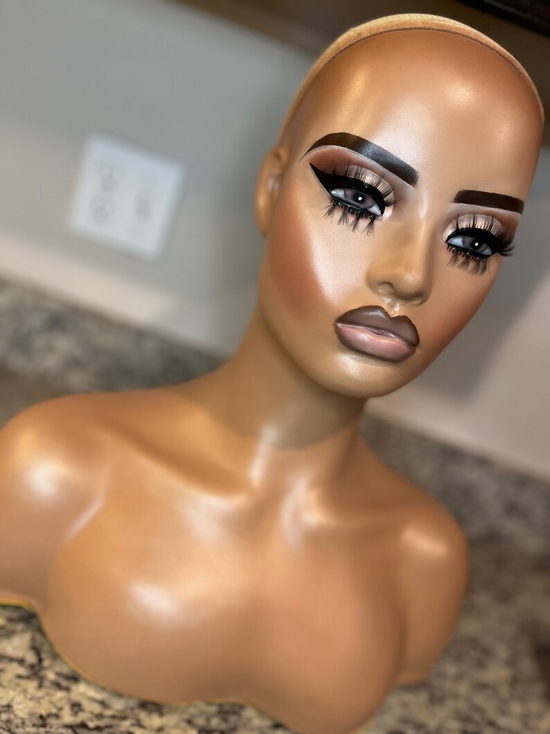 Custom Glam Mannequin Head prissy - Etsy