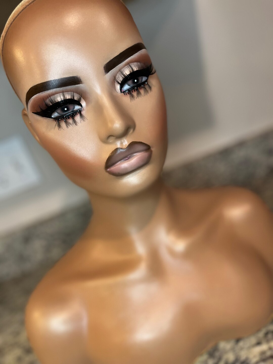 Custom Glam Mannequin Head prissy - Etsy