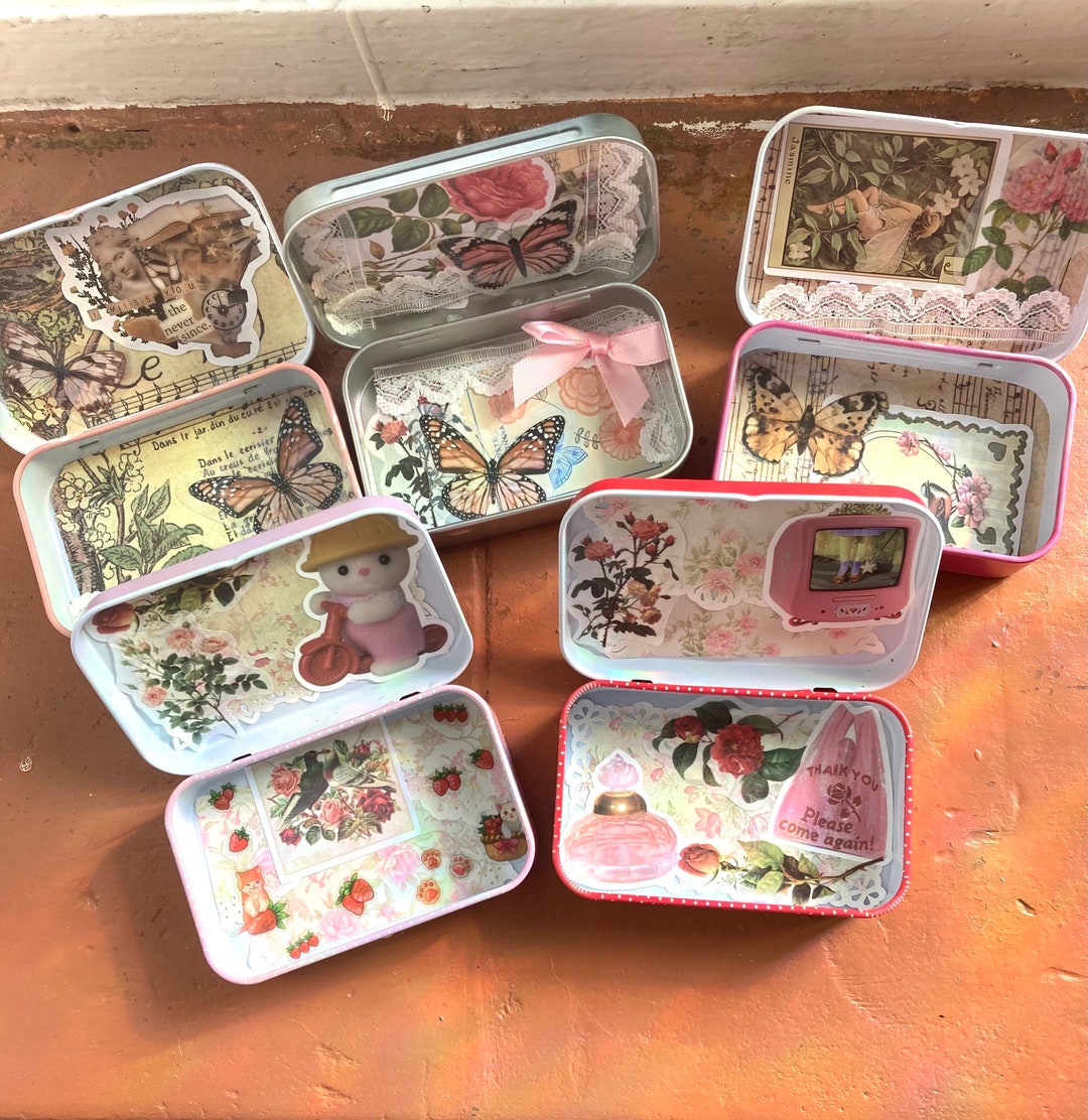 TIN WALLETS Tiktok Trend Metal Coquette Aesthetic / Kawaii / Fairycore ...