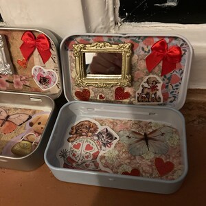 TIN WALLETS Tiktok Trend Metal Coquette Aesthetic / Kawaii / Fairycore ...