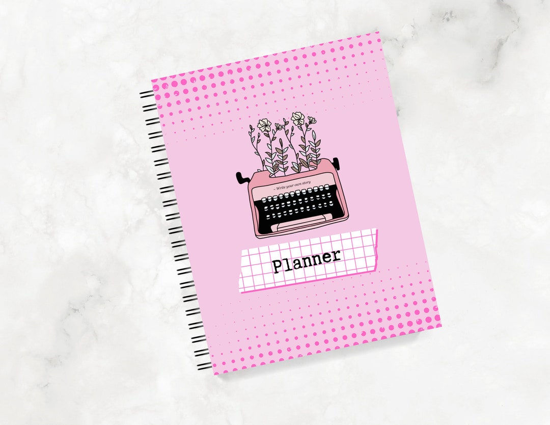 Pink Digital Planner, Pink Printable Planner, Goodnotes Planner Daily ...