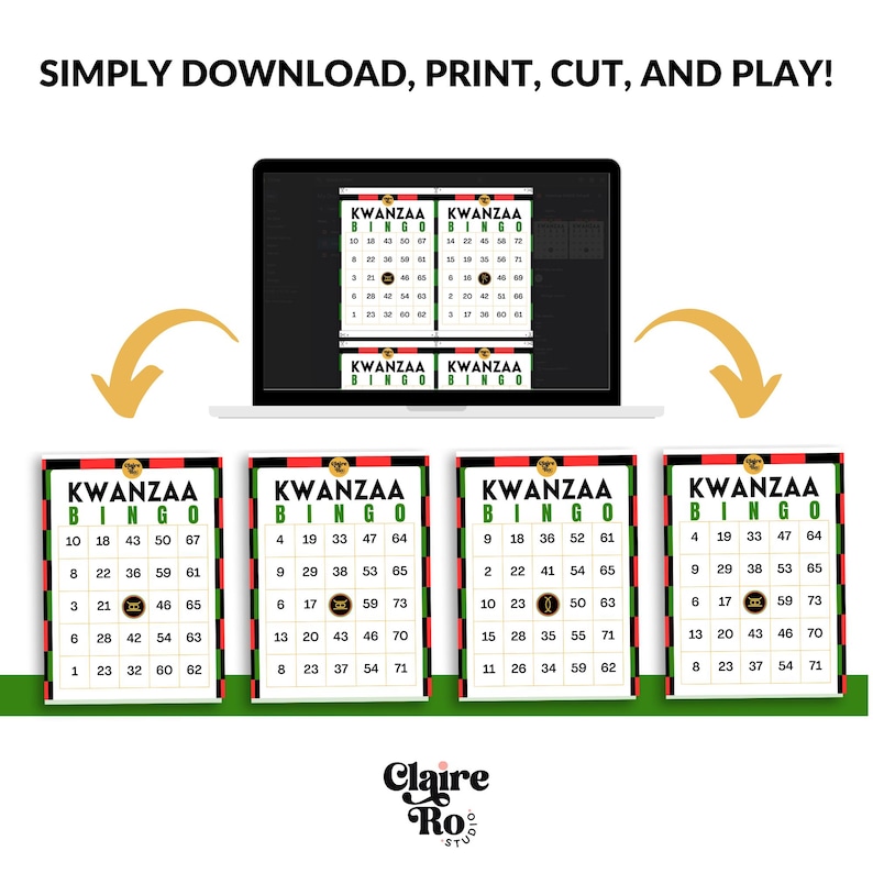 70 Printable Kwanzaa Bingo Cards | 2 Card Sizes Included | Kwanzaa ...