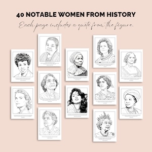 Women's History Month Coloring Pages International Women's Day History ...