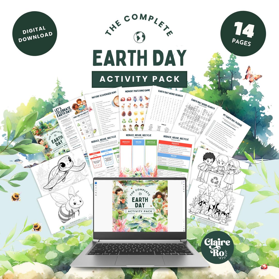 Earth Day Activity Pack | Activities Bundle for Kids | Fun ...