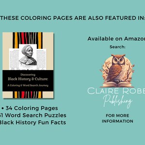 34 Black History Coloring Pages Black History Coloring Pages - Etsy