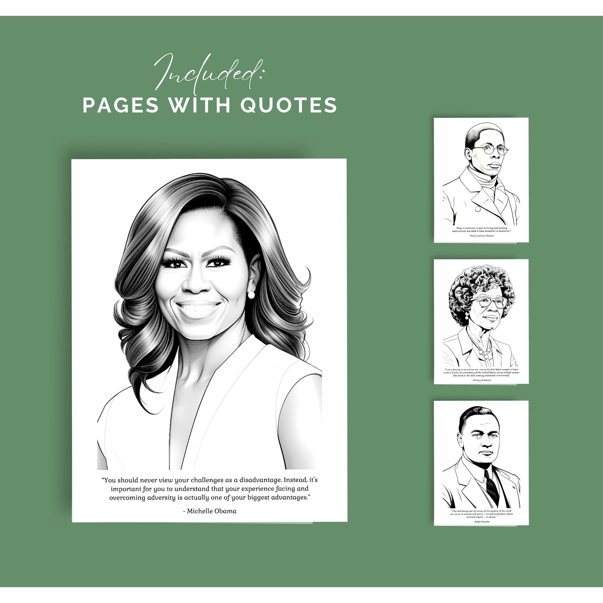 25 Black History Coloring Pages 2 Versions Included Black History ...