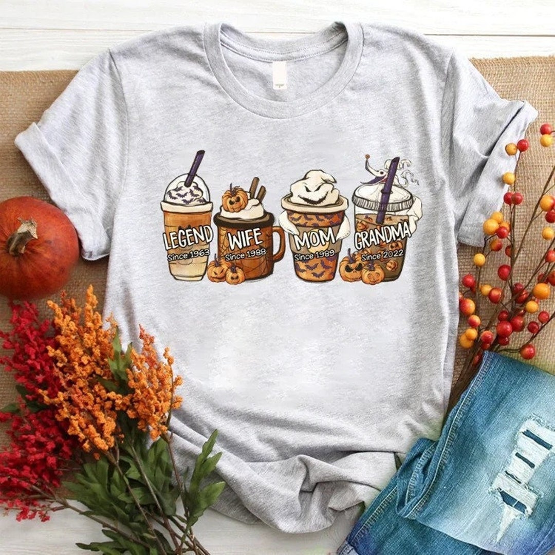 Personalized Fall Latte Nana Pumpkin Shirt Fall Shirt for - Etsy