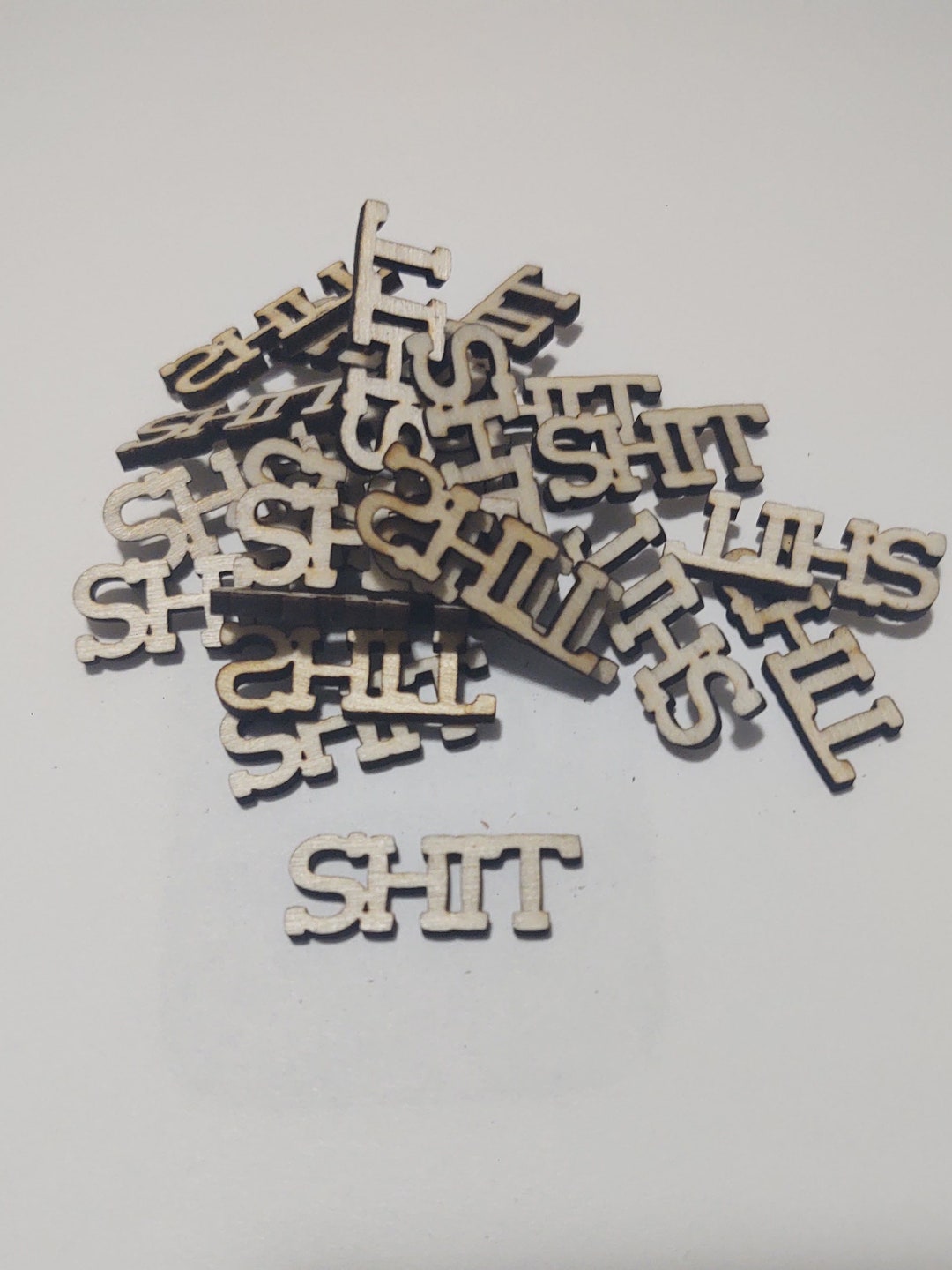 Give a Shit (25 Pack), Wooden Shits, Office Gift, Dirty Santa, Funny ...