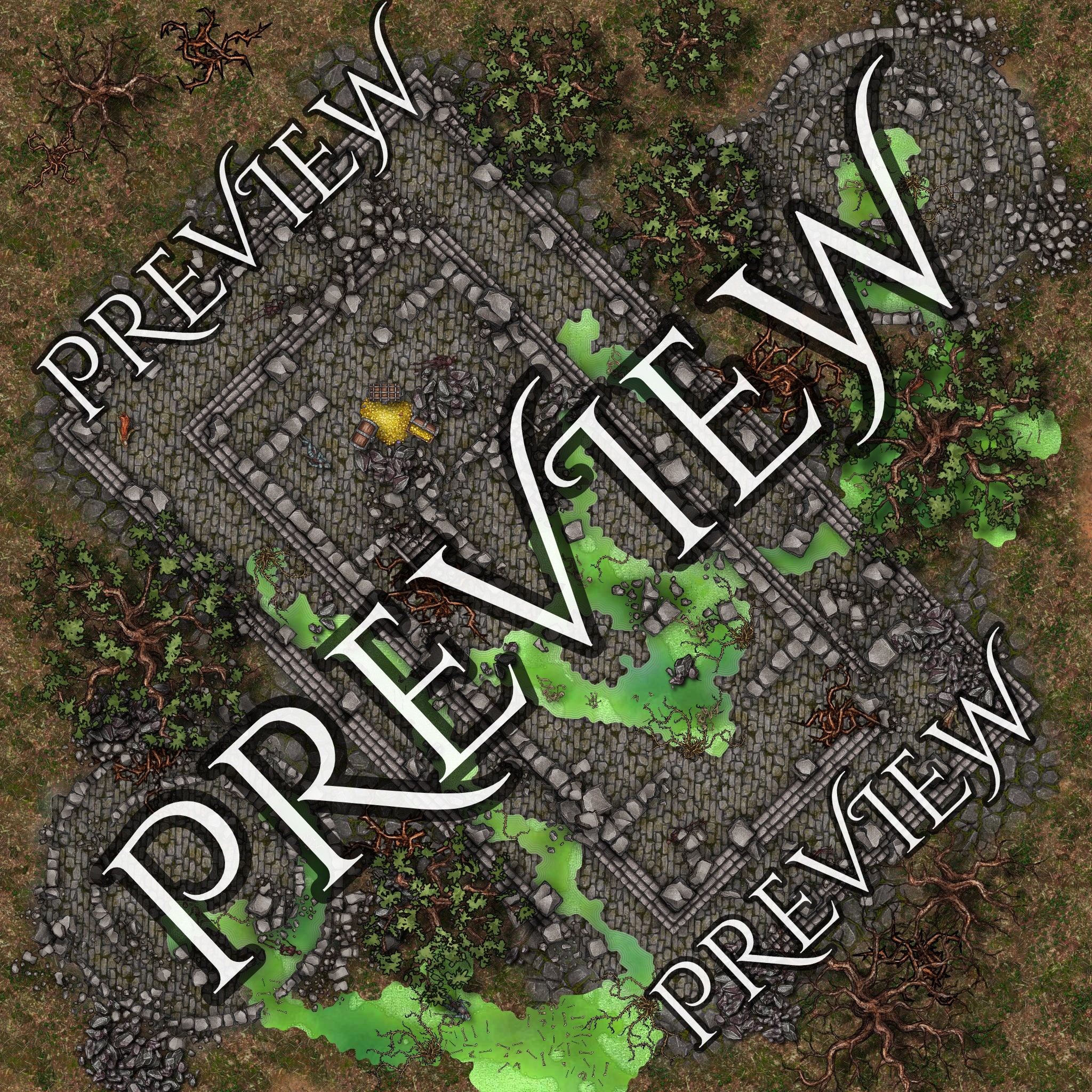 Dungeons and Dragons Battle Maps for Vtt's - Etsy