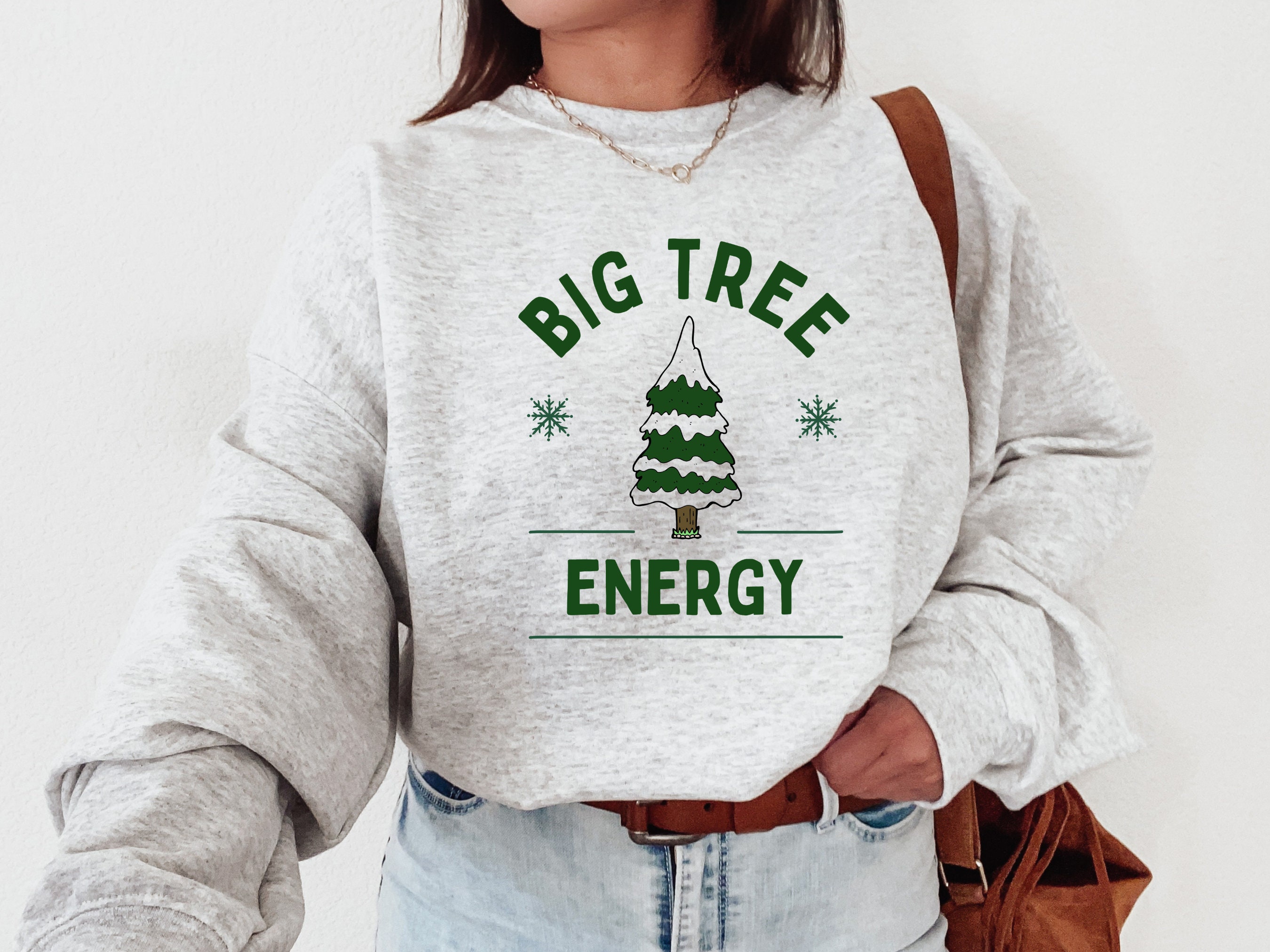 Big Tree Energy Sweater Ugly Xmas Sweater Ugly Holiday - Etsy