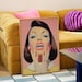 Pop Glam Portrait Art Print, Retro Diva With Diamonds & Nails, Bold ...