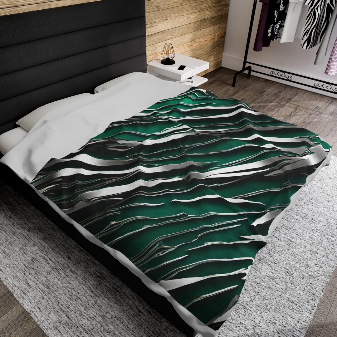 Philadelphia Football Team Plush Blanket Sports Team Blanket Green ...