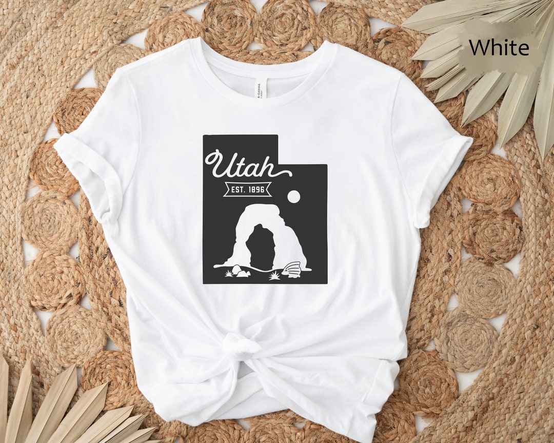 Utah Shirts, Utah State Map Hand Drawing Shirt, Best State Utah Shirt ...