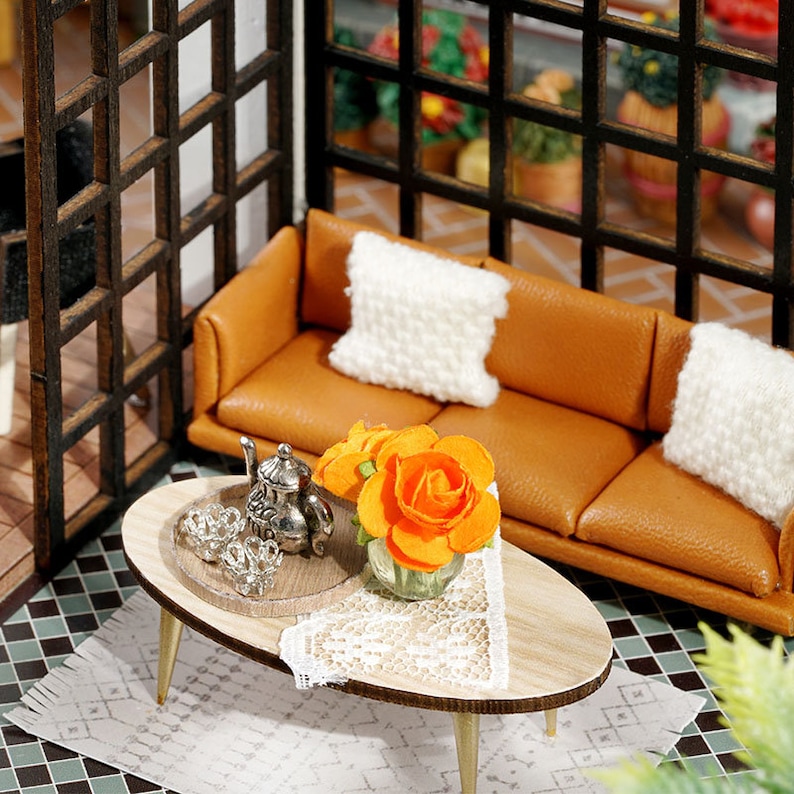 DIY Miniatures Forest Teashop DIY Toy Miniature House Ship - Etsy