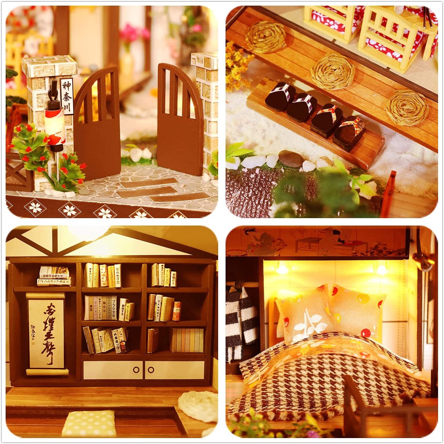 DIY Miniatures the Ancient Capital Under Moonlight DIY Miniature Set ...