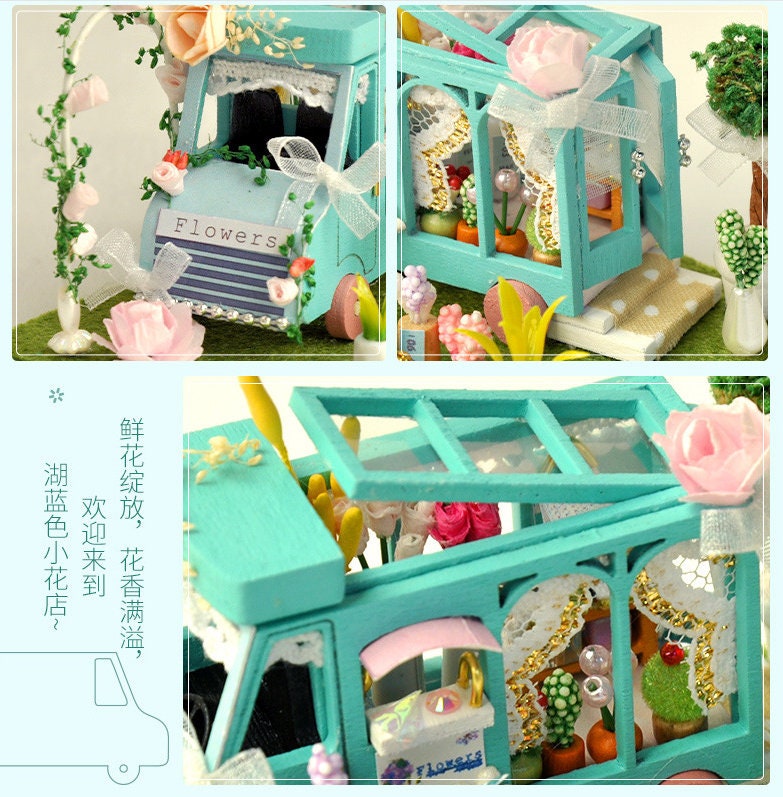 DIY Miniature Set Mini Blue Melody Ship Fast - Etsy