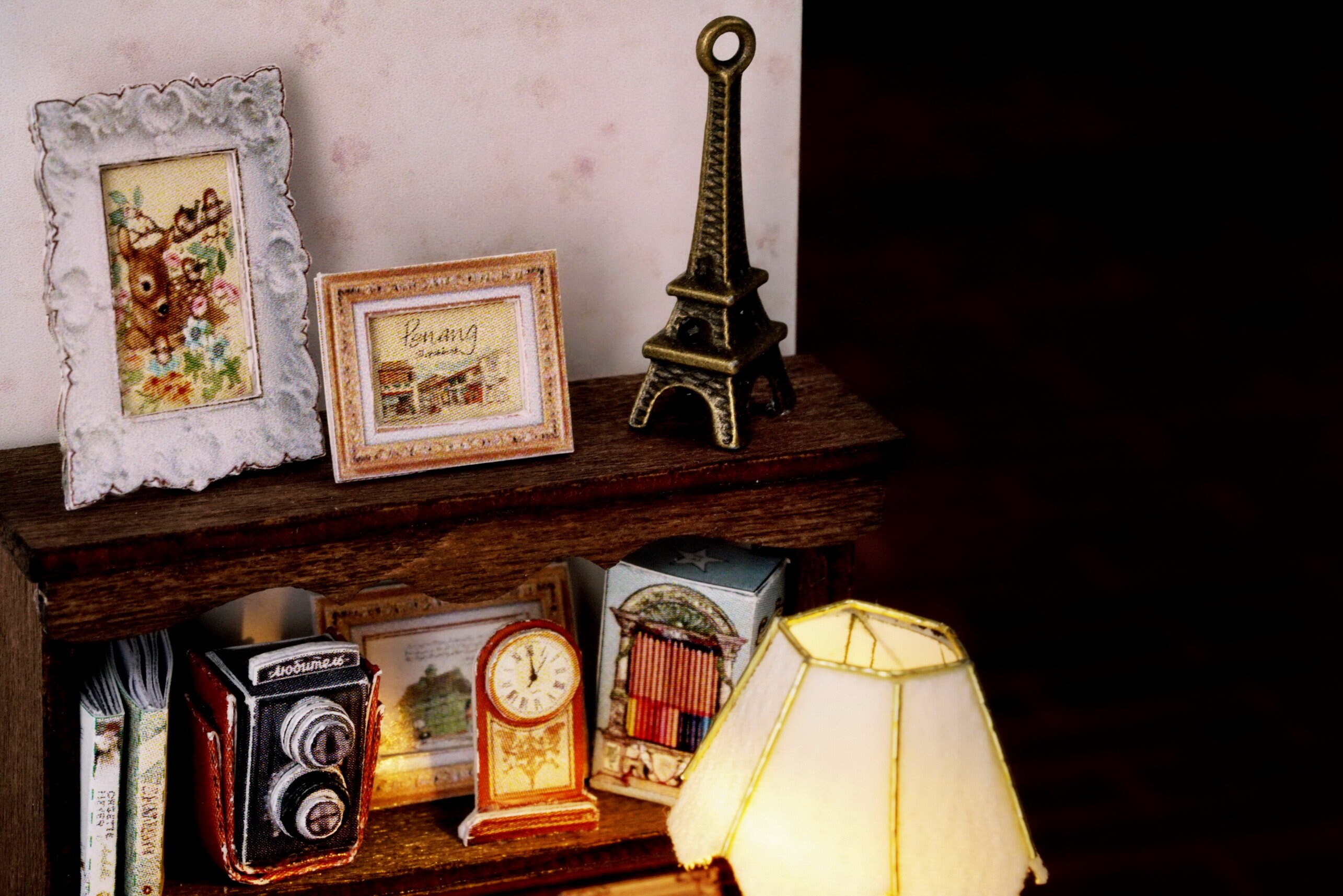 DIY Miniatures Toy Corner of Happiness Series Elegant Studio Ship Fast ...