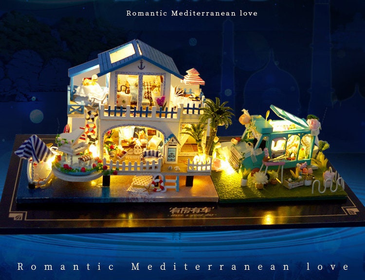 DIY Miniature Set Mini Blue Melody Ship Fast - Etsy