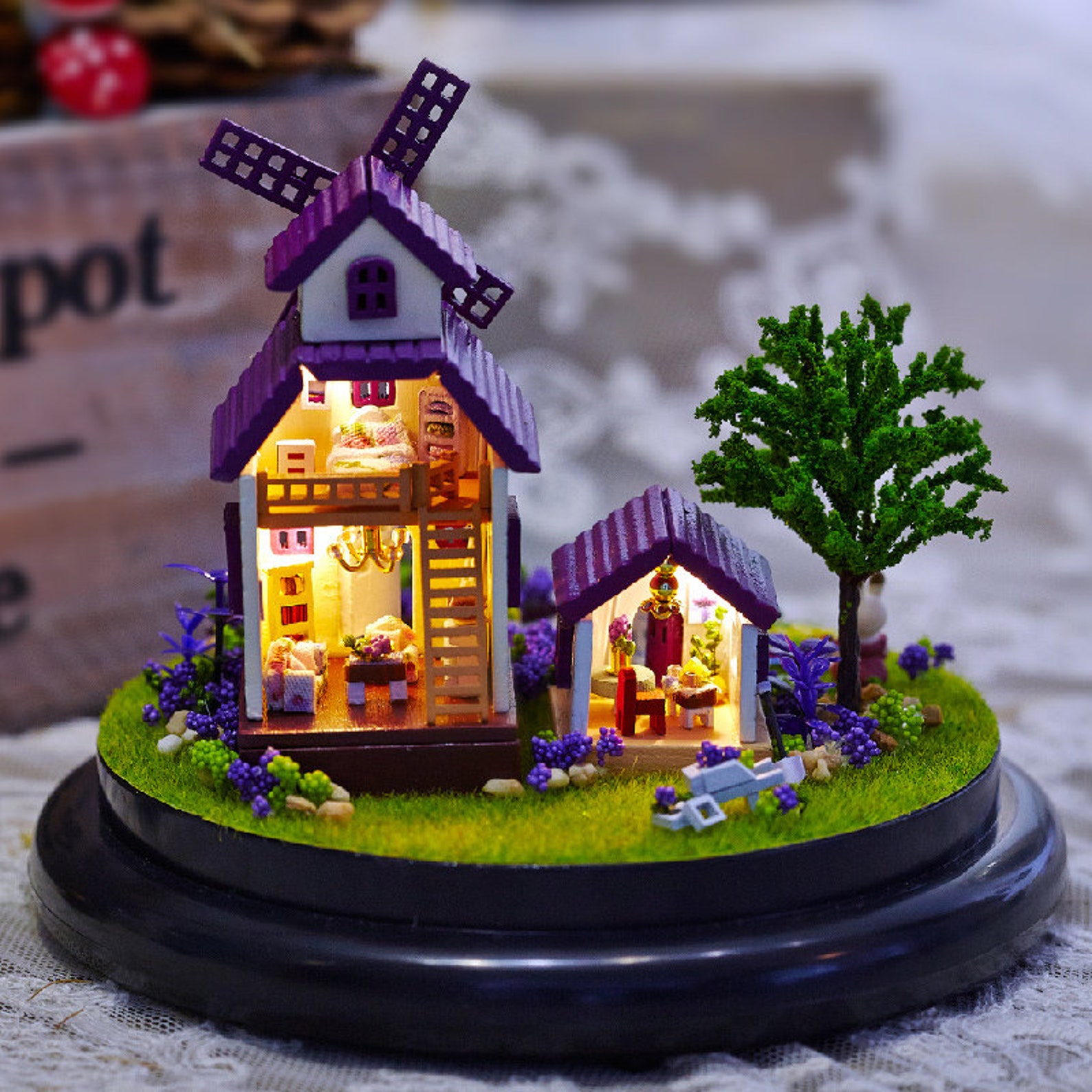 DIY Miniatures Mini Cottage Series DIY Toy Miniature House - Etsy