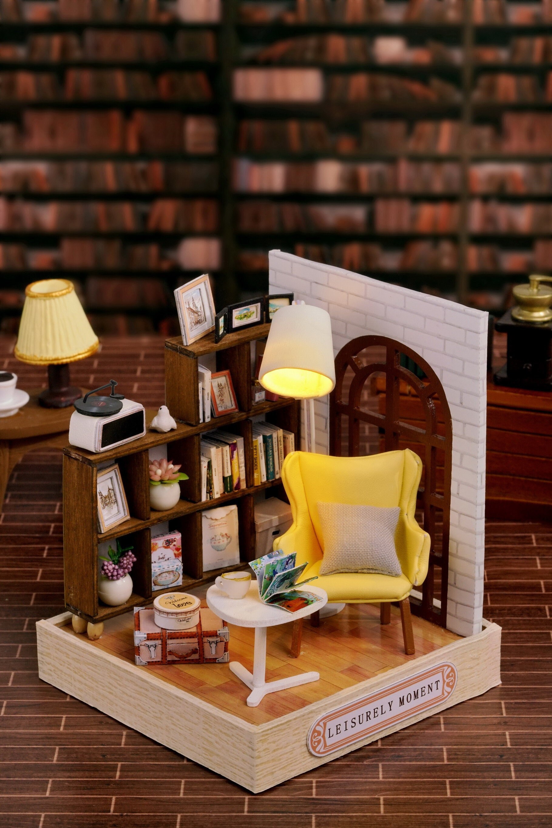 DIY Miniatures Toy Corner of Happiness Series Leisurely Moment Ship ...