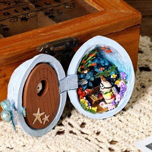 Undersea Roaming Miniature Scenes From Walnut Shells Ship Fast - Etsy