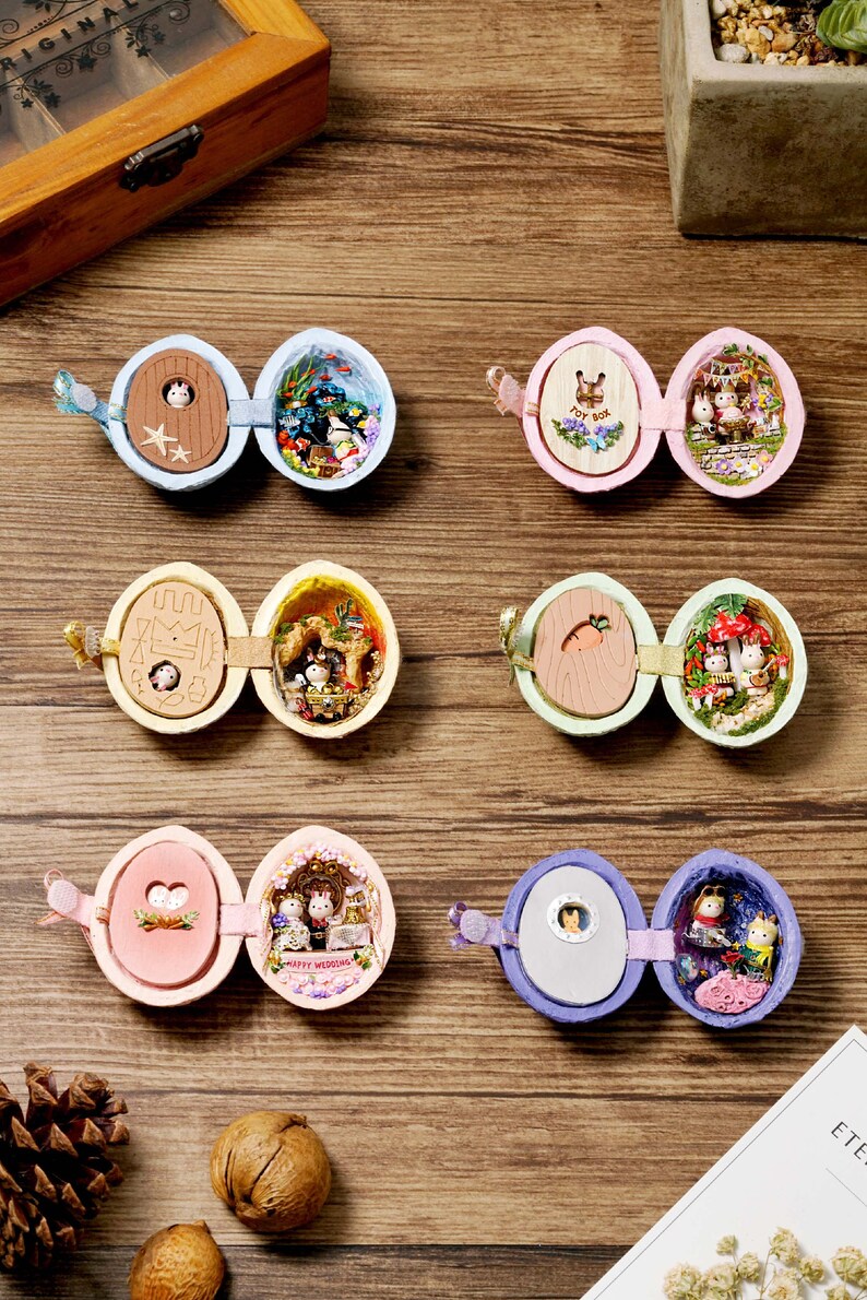 Sweet Party Seed World Miniature Scenes From Walnut Shells - Etsy