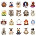 Funny Animal Yoga Stickers, Laptop Decals (10/20/30 PCS) - Etsy