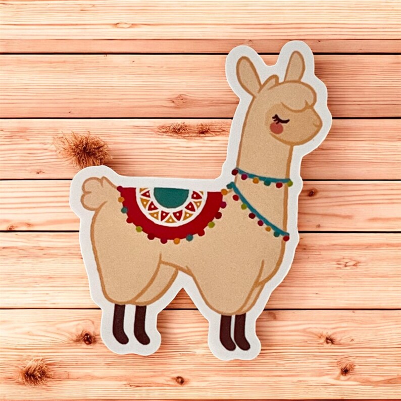 Funny Llama Stickers, Waterproof Alpaca Decals, Laptop, Planner 10/20 ...