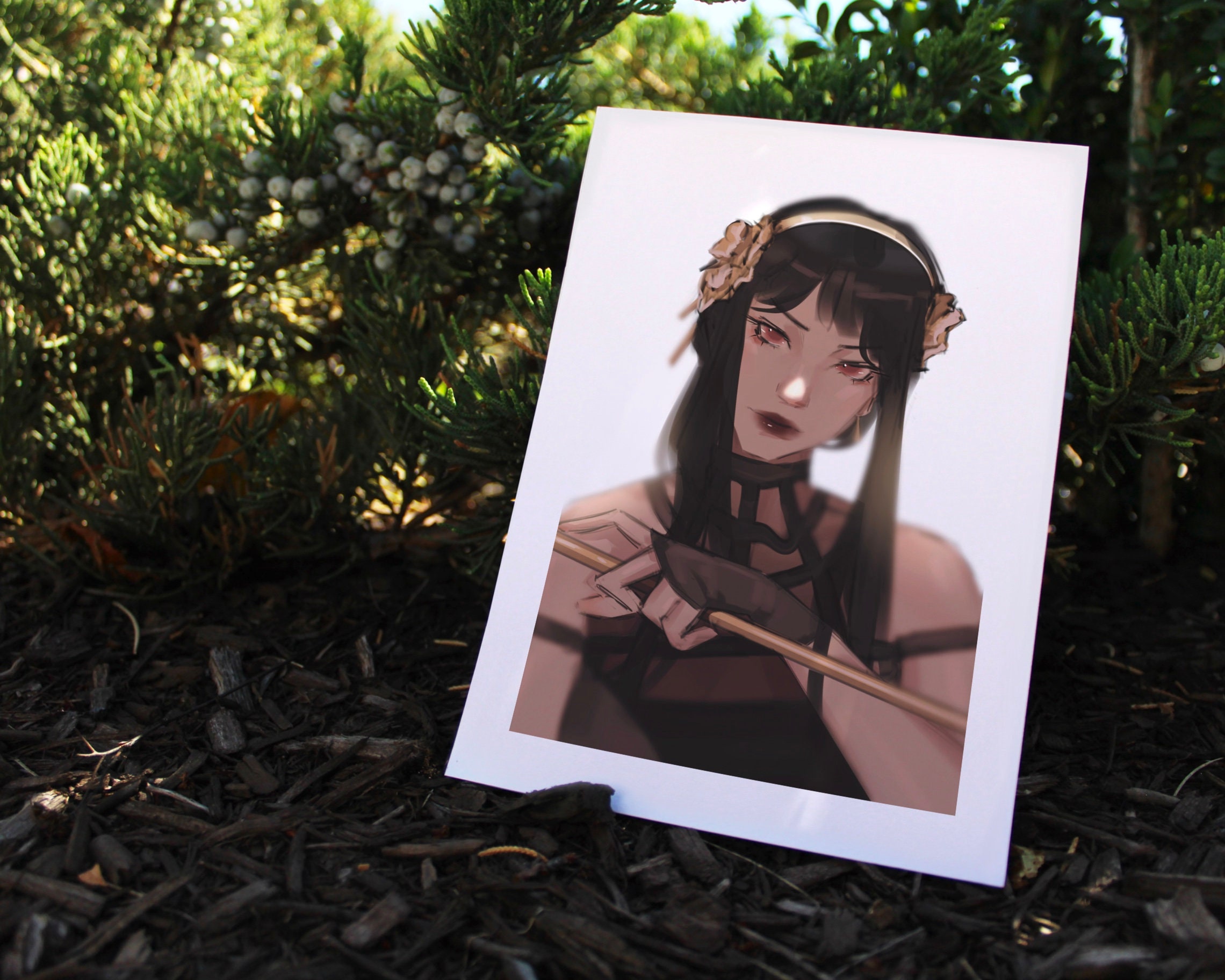 Yor Forger Thorn Princess Art Print Spy X Family Anime Art Assassin ...