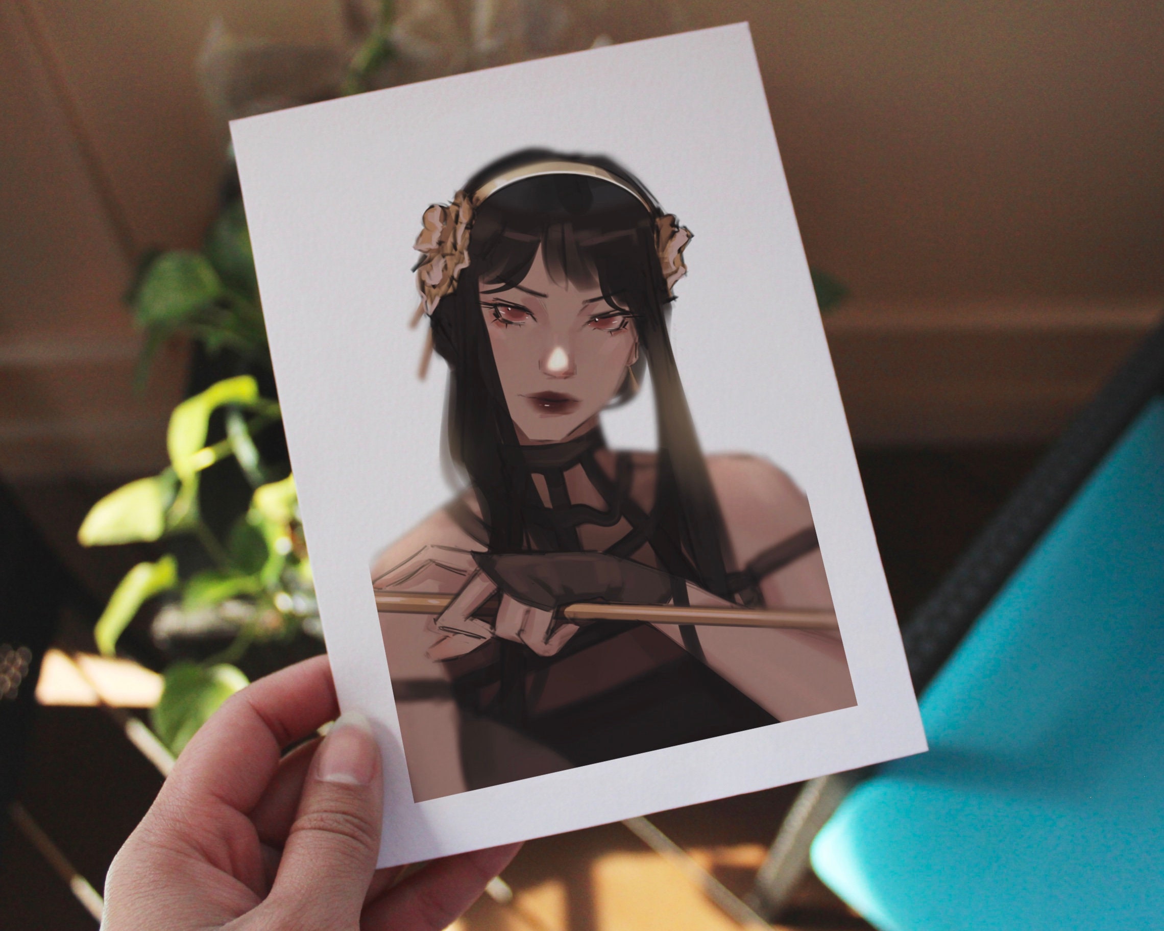 Yor Forger Thorn Princess Art Print Spy X Family Anime Art Assassin ...