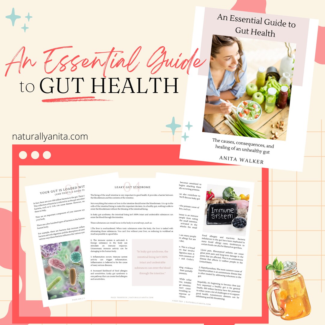 An Essential Guide to Gut Health L Downloadable Ebook L PDF Printable ...