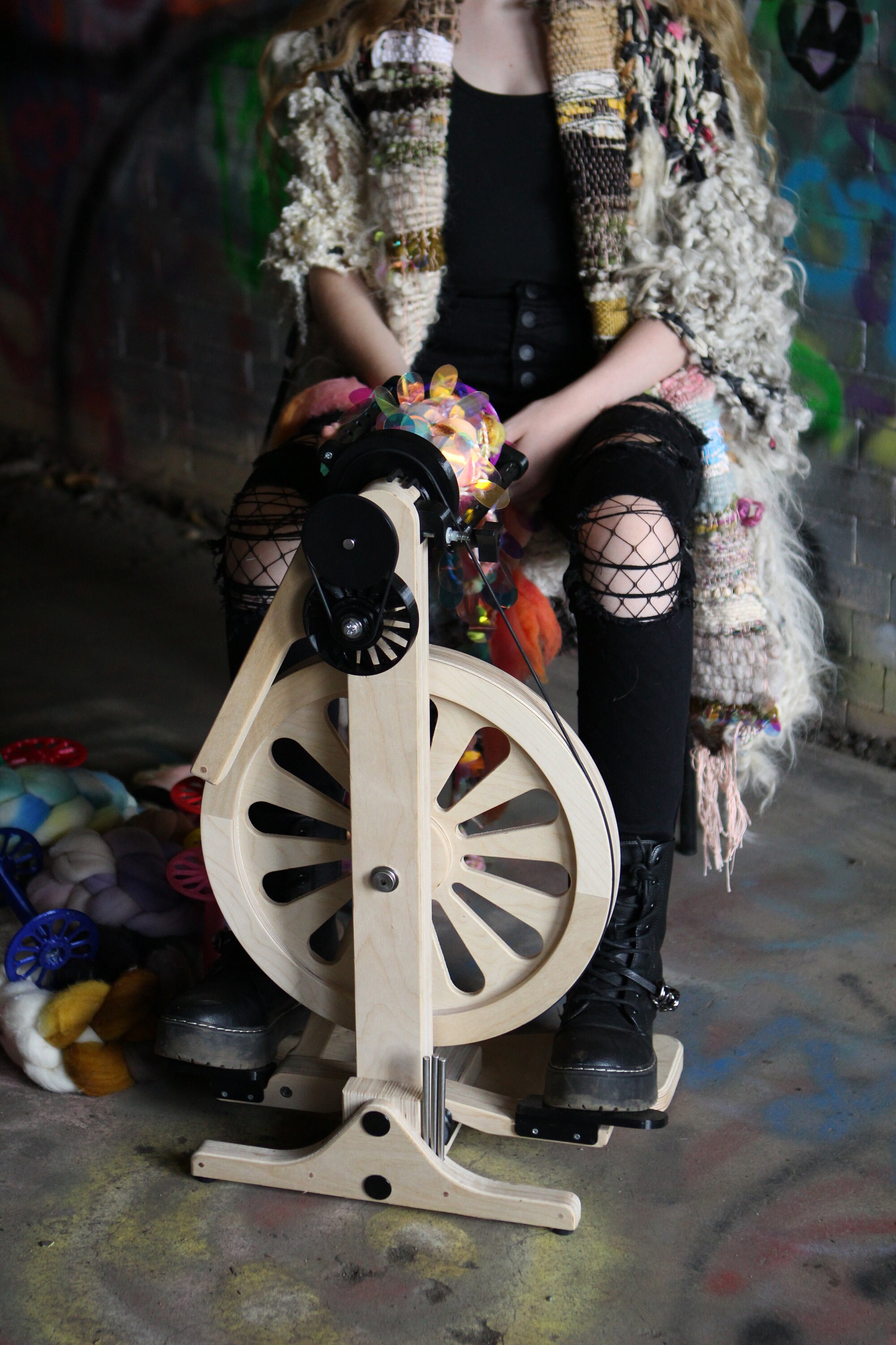 12 Oz Worsted Yarn Spinning Wheel Spinperfect ABE Choose - Etsy