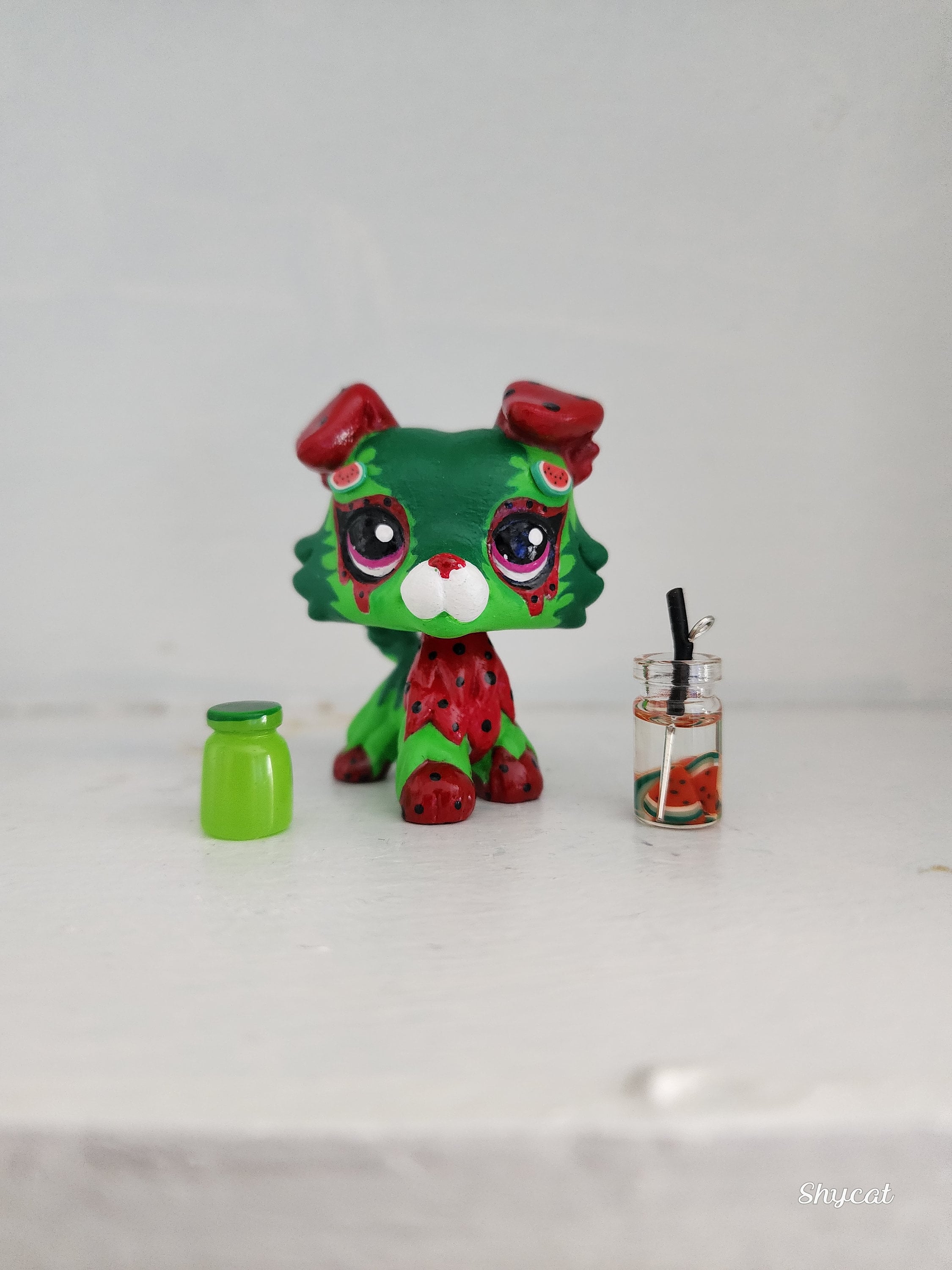LPS Collie Watermelon Custom With Accessories. - Etsy