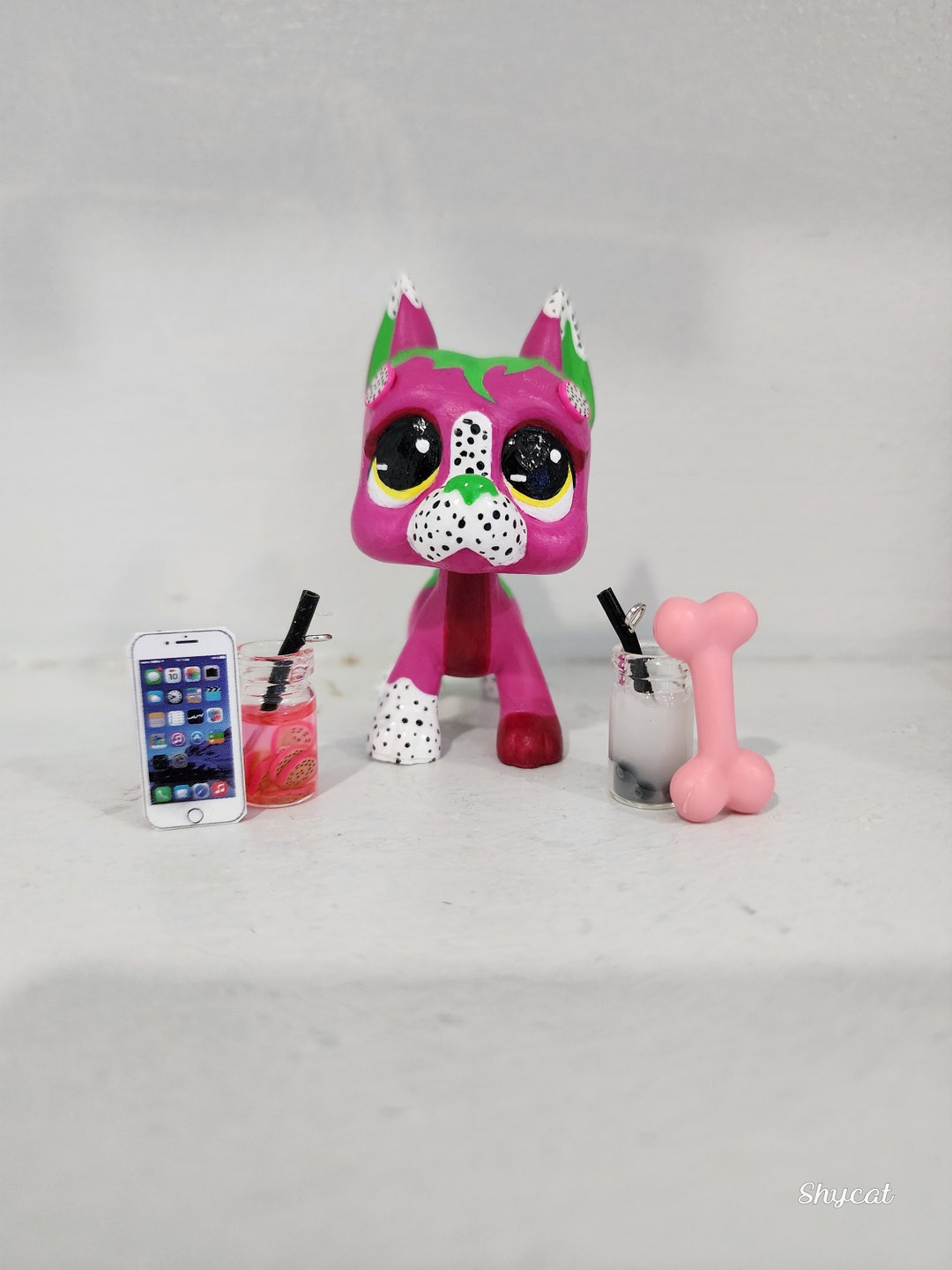 LPS Great Dane Dragonfruit Custom With Accessories. - Etsy