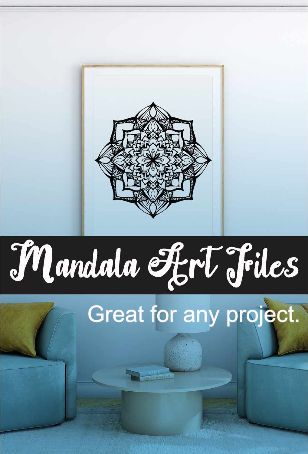 Mandala Art Digital Files for Print, Decoration, Coloring, Engraving ...
