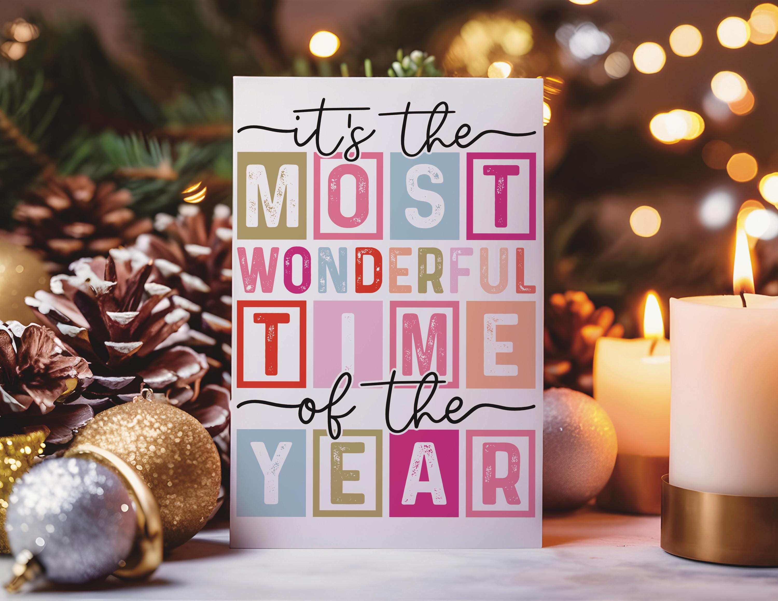 2025 New Year Card - New Year's Holiday Vintage Card Printable ...