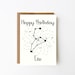 Zodiac Birthday Card BUNDLE Set Greeting Holiday Printables Editable ...