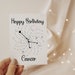 Zodiac Birthday Card BUNDLE Set Greeting Holiday Printables Editable ...