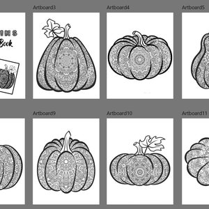 Mandala Pumpkins - Printable Coloring Pages for Adults - Fall and ...