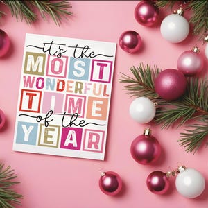 2025 New Year Card - New Year's Holiday Vintage Card Printable ...