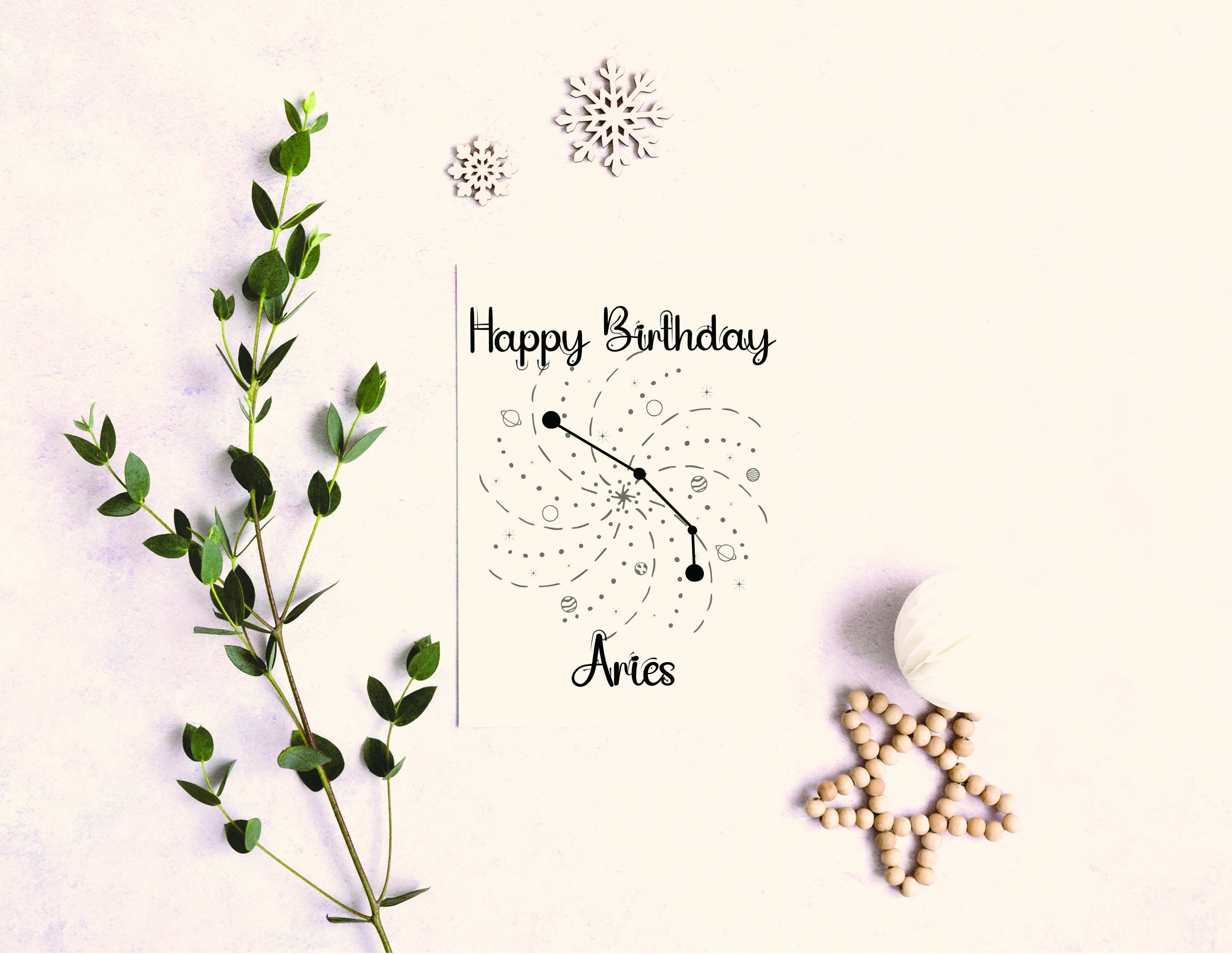 Zodiac Birthday Card BUNDLE Set Greeting Holiday Printables Editable ...