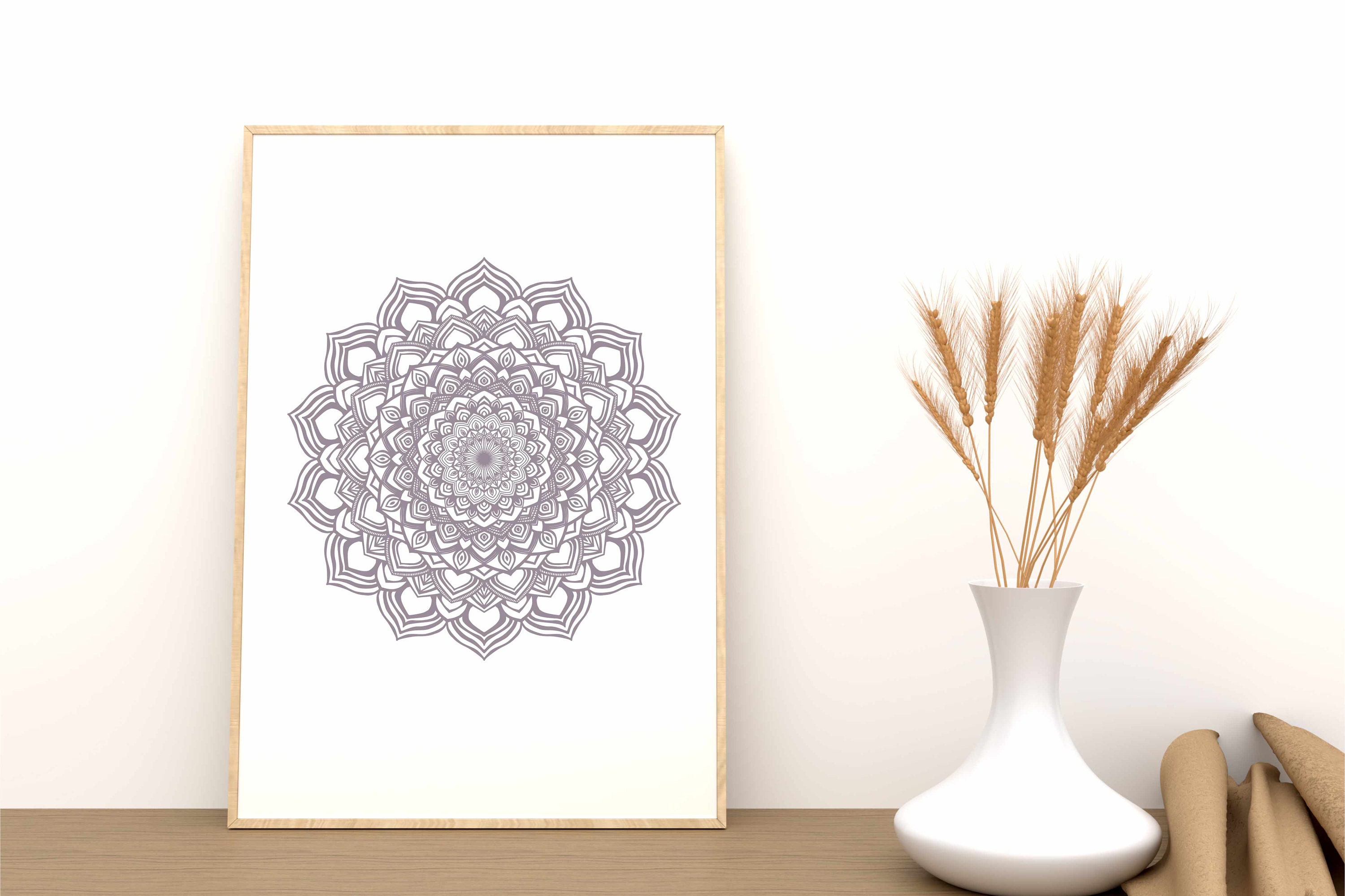 Mandala Art Digital Files for Print, Decoration, Coloring, Engraving ...