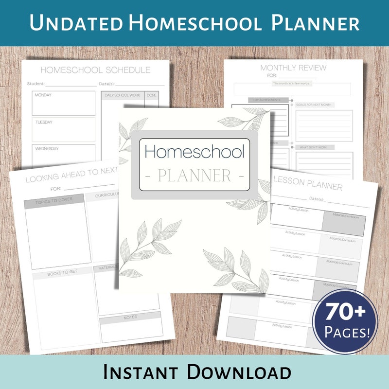 Homeschool Planner - Etsy